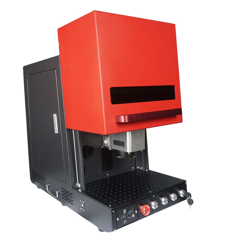 Motorized 60W gold and silver laser marking and cutting machine - ال...