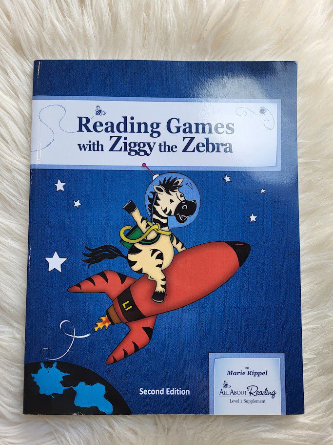 All About Reading, Reading Games with Ziggy the Zebra, Level 1 Suppl...