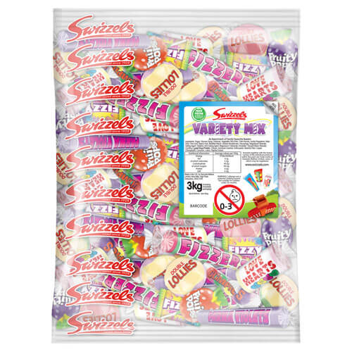Swizzels Variety Mix - 3kg - SWEET TOOTH MEGA SWEETS