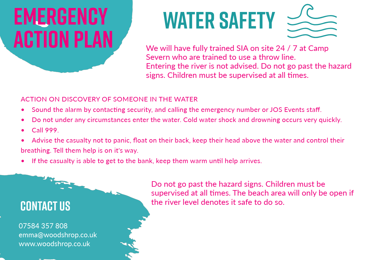 Emergency Action Plans - Woodshrop Festival