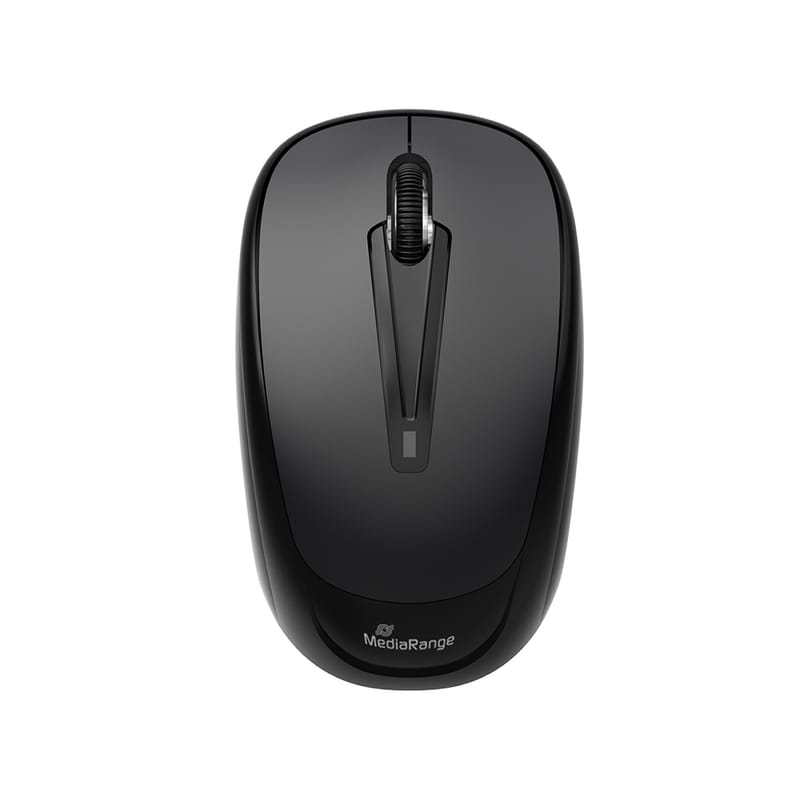 MediaRange Optical Mouse Wireless 3-Button (Black, Wireless) (MROS216 ...