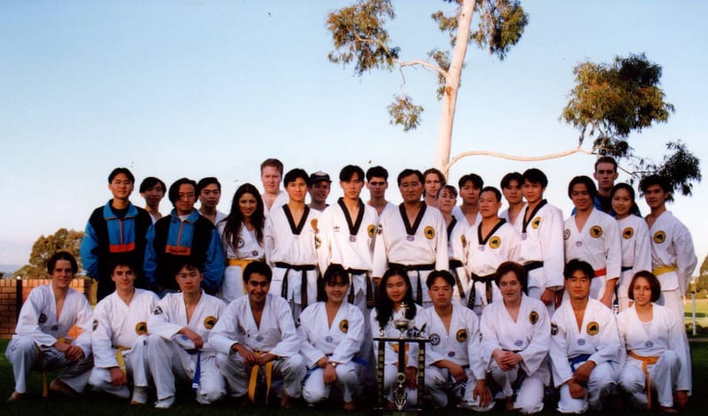 Cho's Monash Uni Taekwondo members in Melbourne 2010 - Gallery...