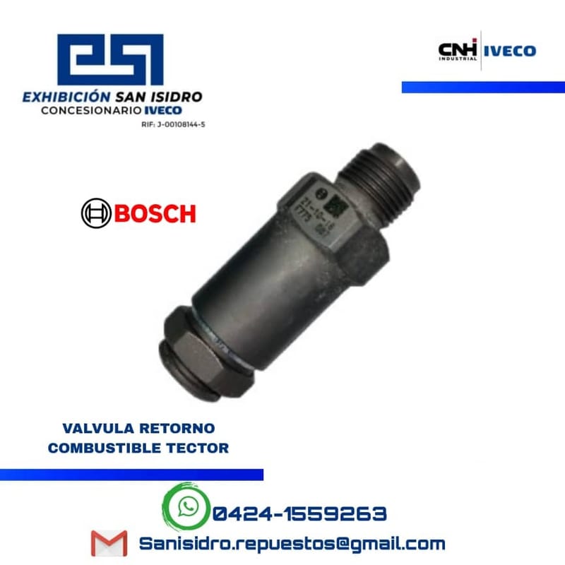 VALVULA RETENCION COMB. TECTOR 4899804