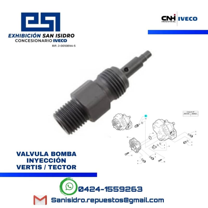 VALVULA BOMBA INYECCION 42550486