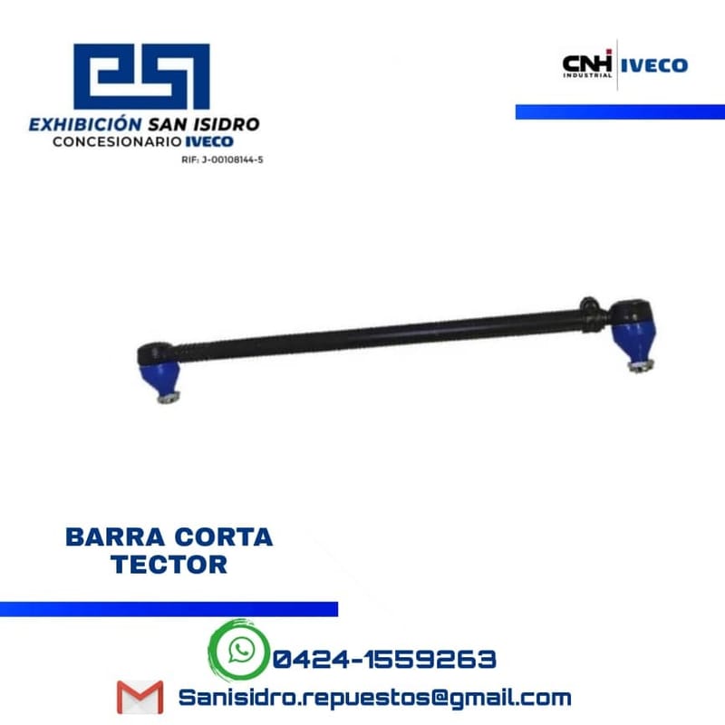 BARRA DIRECCION IVECO TECTOR 170 LONGITUDINAL 878MM 98469650