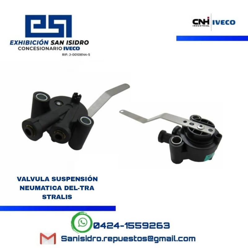 VALVULA SUSPENSION NEUMATICA DELANTERA-TRASERA CABINA 41211334 - 41211