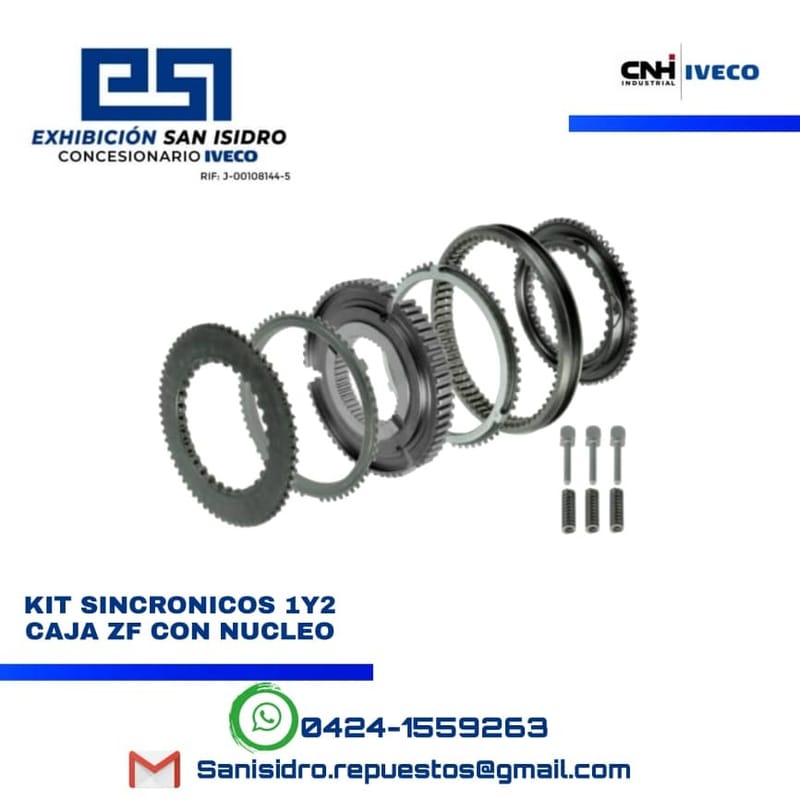KIT SINCRÓNICOS 1ra y 2da. CAJA ZF 42550178