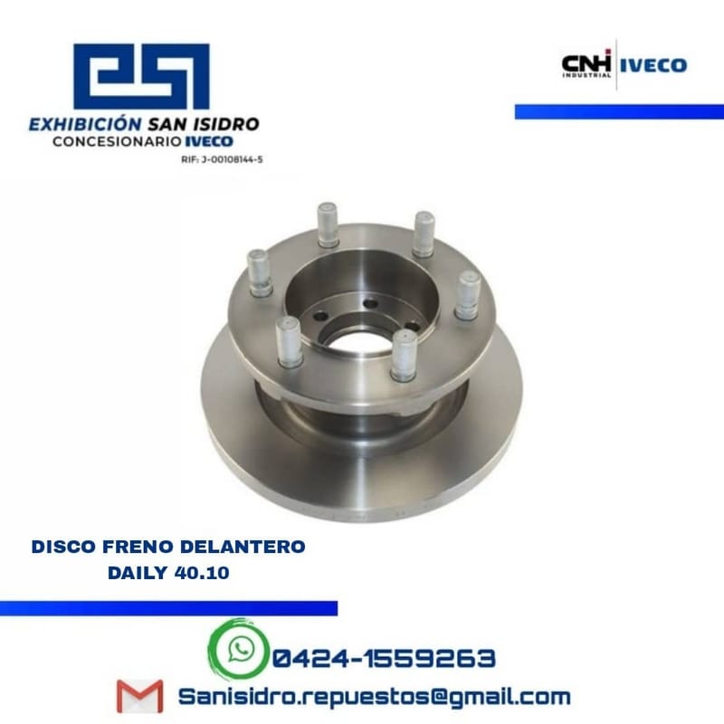 DISCO DE FRENO DELANTERO DAILY 40.10 42470842