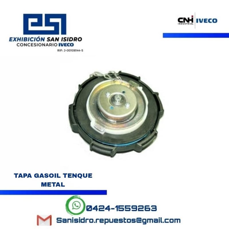 TAPA DE GASOIL (TANQUE METAL)