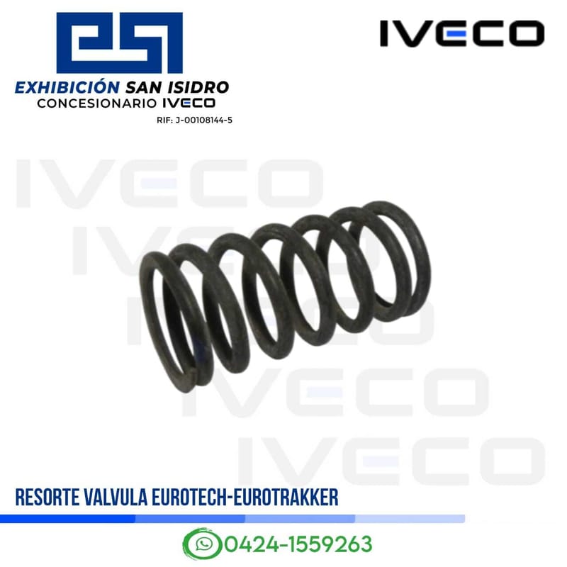 RESORTE VALVULA MOTOR EUROTRAKKER / EUROTECH