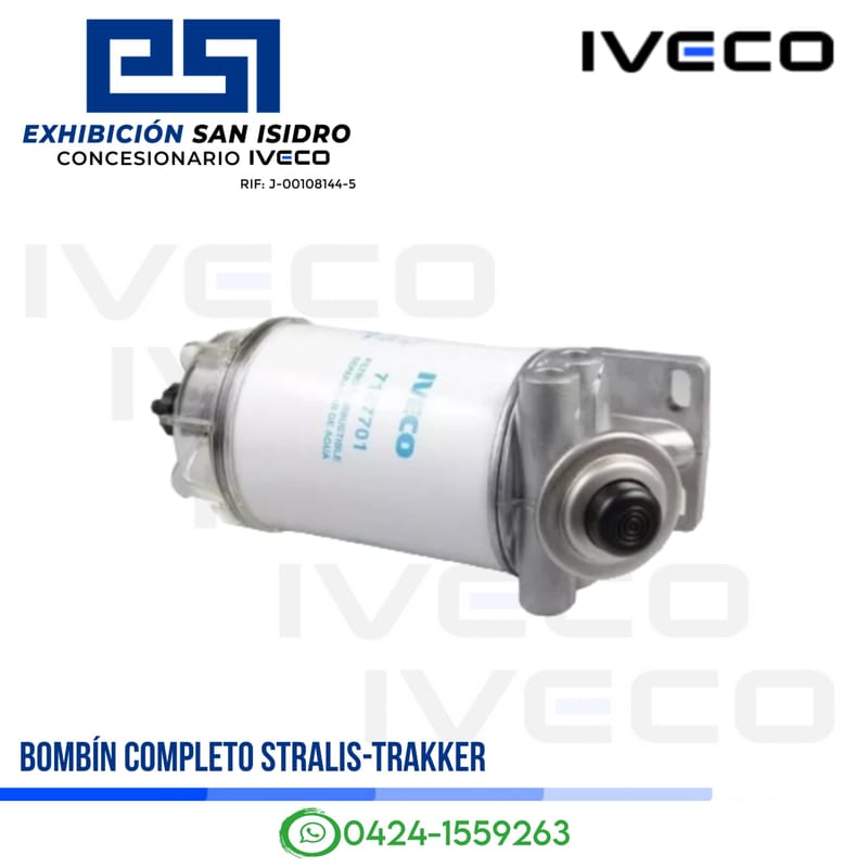 BOMBIN COMPLETO CON BASE /FILTRO