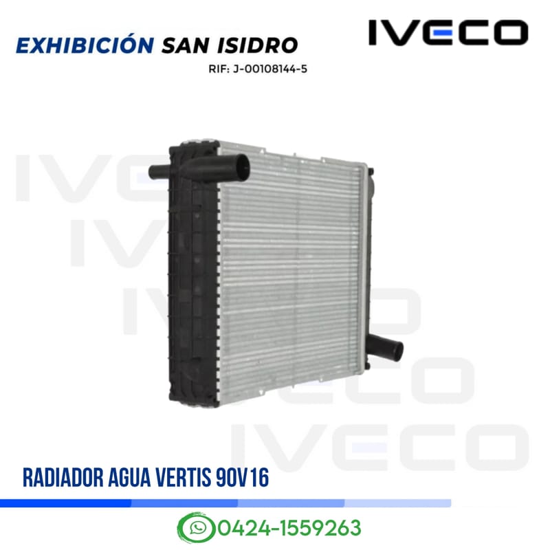 RADIADOR AGUA VERTIS