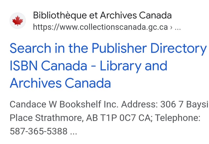 Candace W Bookshelf Inc - Candace C Wells Author