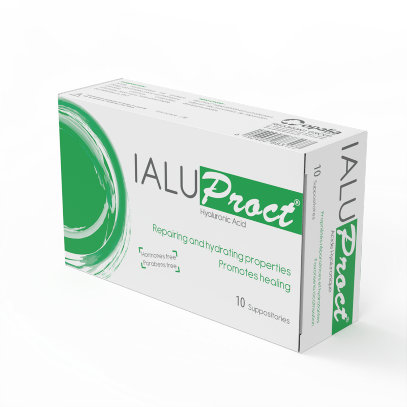 Ialuproct Suppository Box of 10 - www.prodigyhealthcare.co.ke