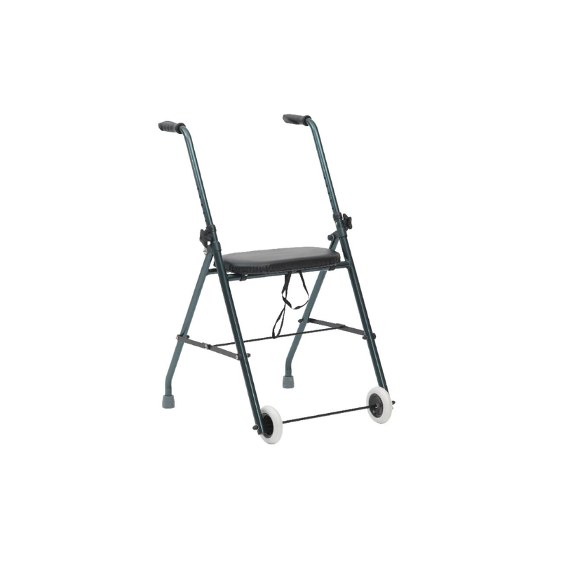 Rollator aluminium 2 roues avec siège - Médical Azur