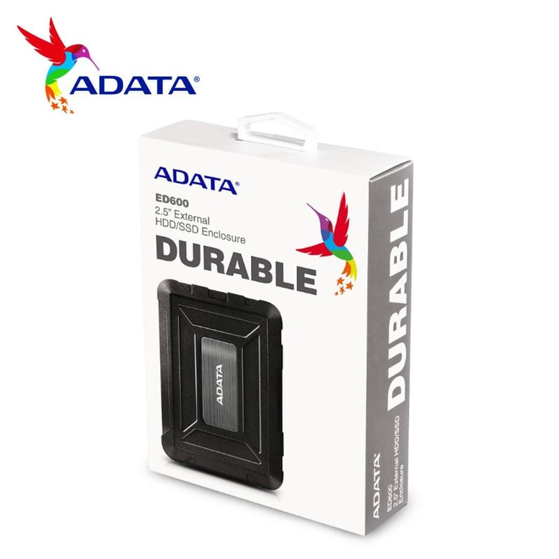 ADATA ED600 2.5" EXTERNAL ENCLOSURE HDD/ SSD DURABLE