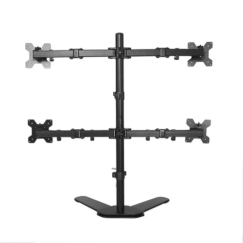 M044 Quad 4 LCD LED TV Monitor Mount Stand UP TO 27...