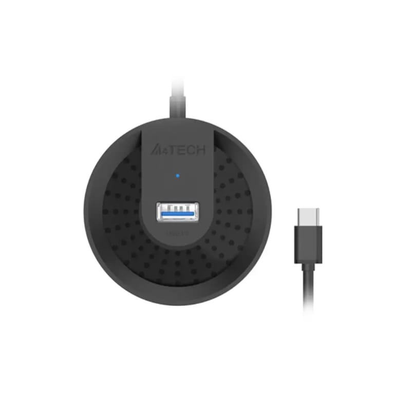A4Tech USB 3.0 4 PORTS TYPE-C Plug, Black