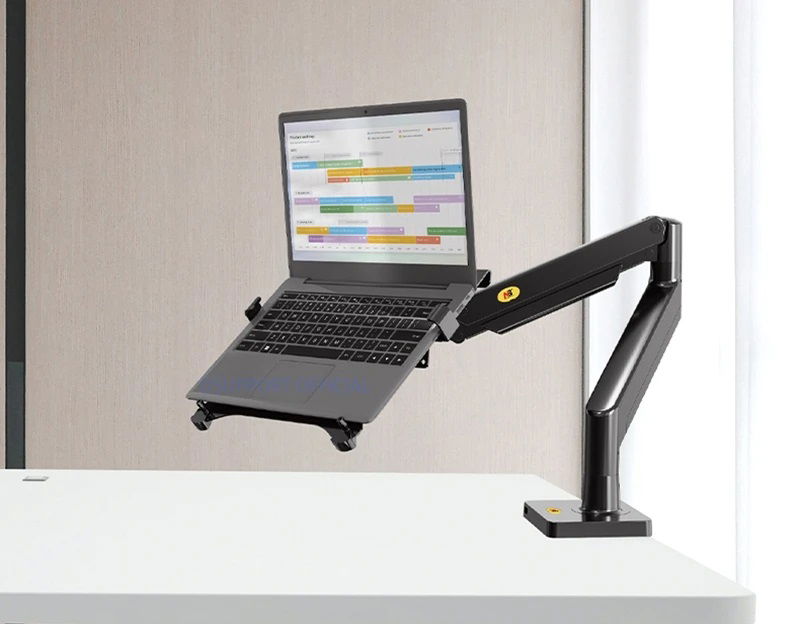 NB H180 Full Motion Monitor Arm 17″–27″ | 12 kg Load | Clamp & Grommet