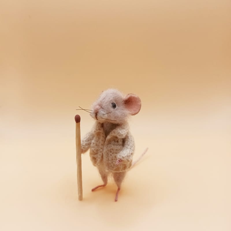 Benjamin - Small mouse - Bearytales by Mireille