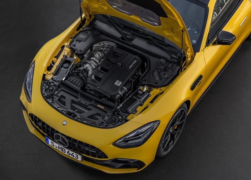 A Deep Dive Into The 416-HP M139 4-Cyl Engine In The AMG GT 43 Coupe