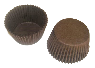 Plain Brown Baking Cups - Pack of 25 - Sugar Craft by...