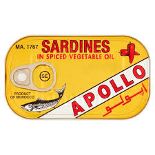 APOLLO SARDINE IN SPICED VEGETABLE OIL 125G - MOLAT AFRICAN SHOP