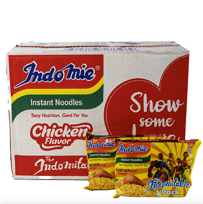 INSTANT NOODLES INDOMIE CHICKEN NOODLES INDOMITABLE 70G BOX - MOLAT ...