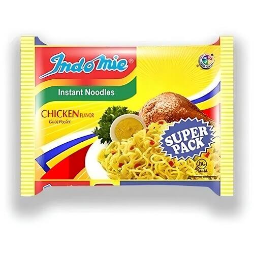 SUPER PACK 100 G -INSTANT NOODLES INDOMIE CHICKEN NOODLES INDOMITABLE ...