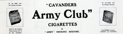 CIGARETTE BRANDS - CINEMA & CIGARETTE CARDS