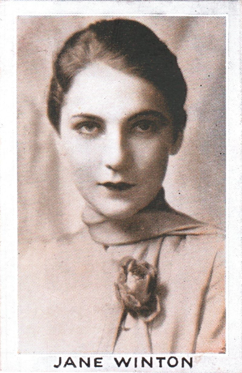 JANE WINTON A Universal Star. - CINEMA & CIGARETTE CARDS