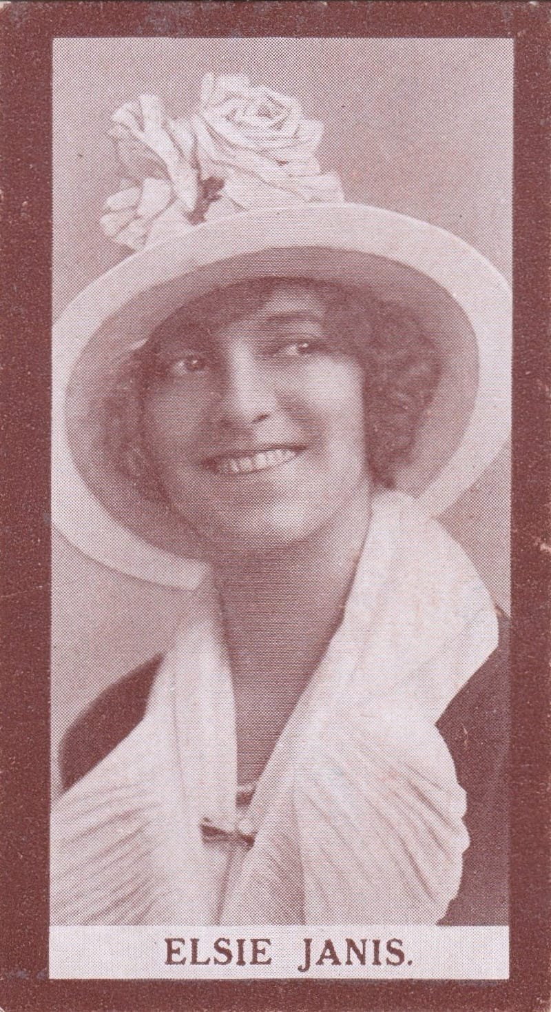 ELSIE JANIS - CINEMA & CIGARETTE CARDS