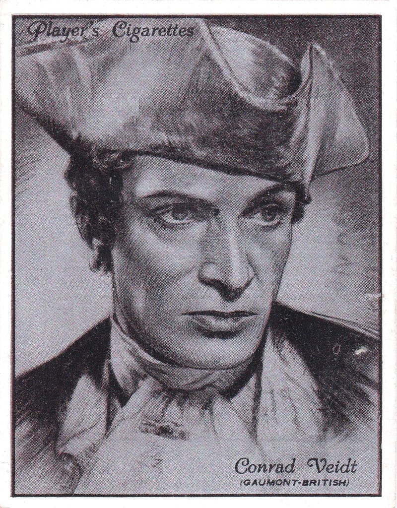 CONRAD VEIDT - CINEMA & CIGARETTE CARDS