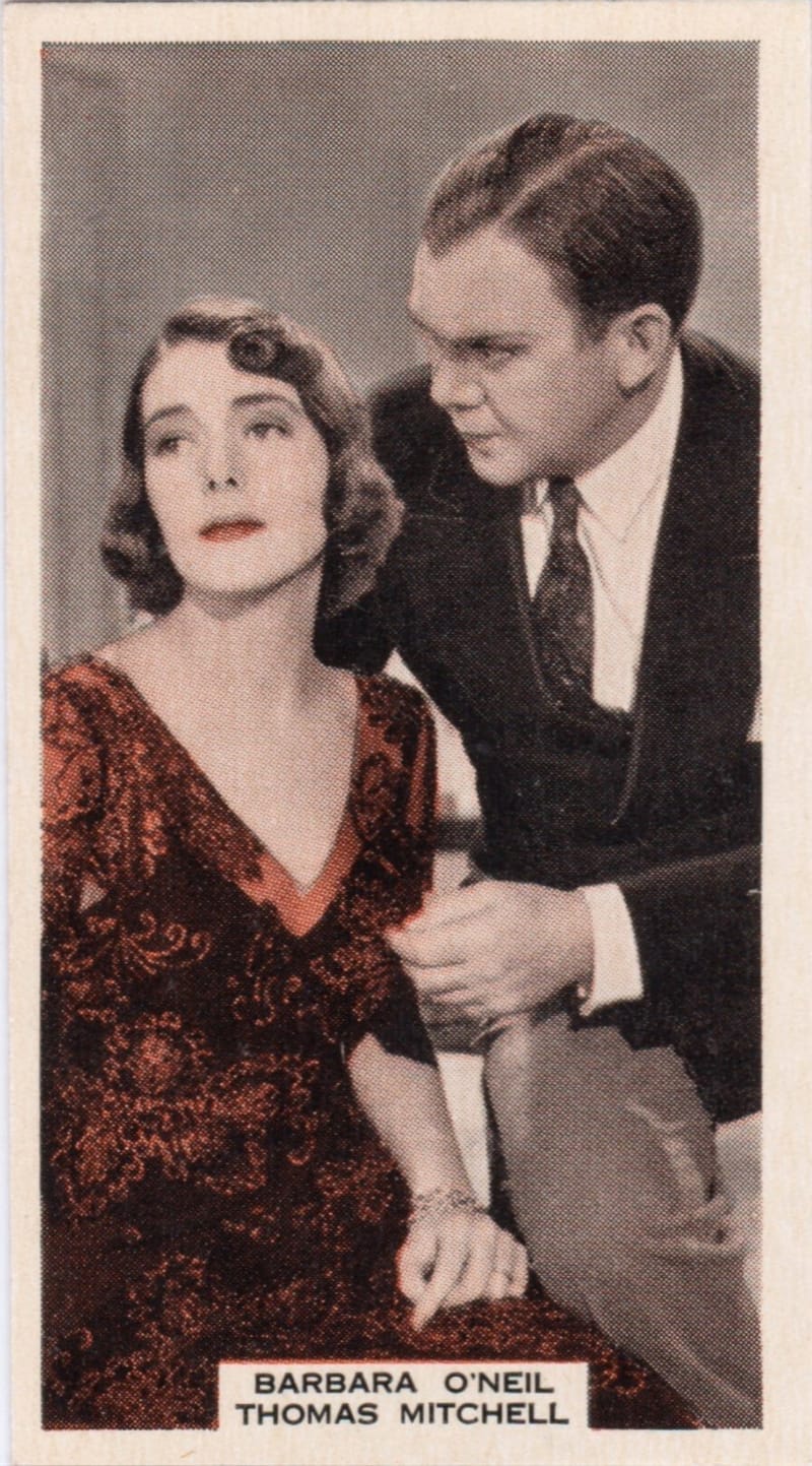BARBARA O'NEIL AND THOMAS MITCHELL in "LOVE, HONOUR AND BE...