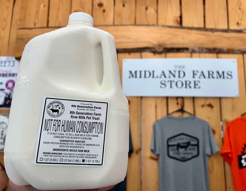 Raw Milk at Midland Farms