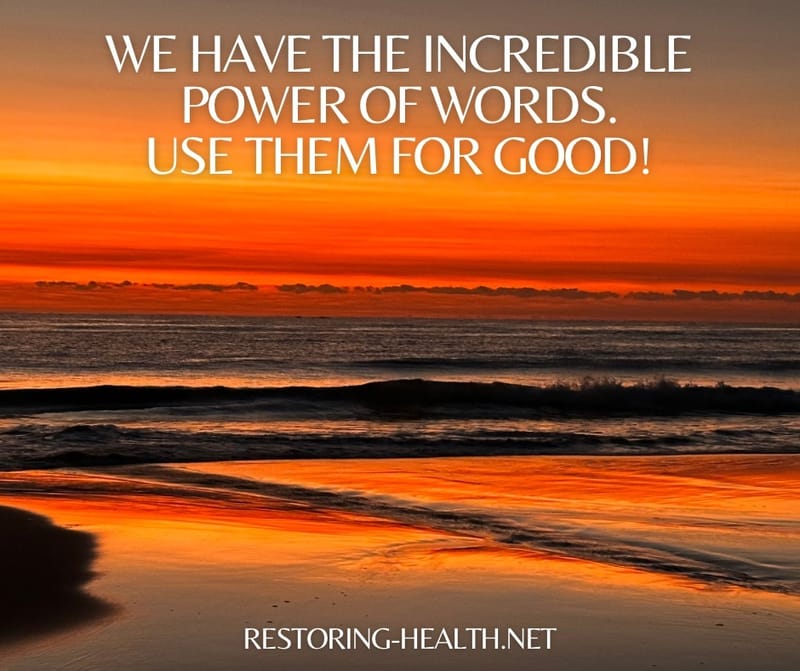 The “RE”storing Health - Restoring Health