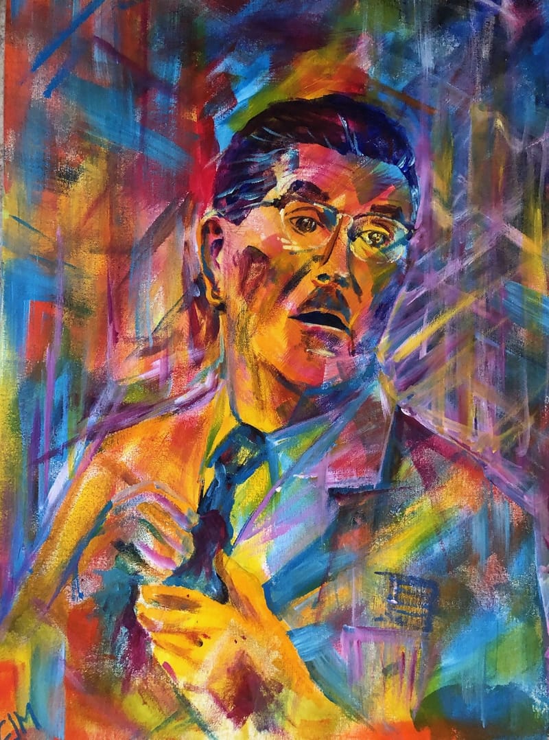 Floyd - Abstract Andy Griffith Show - ABX Creative Art