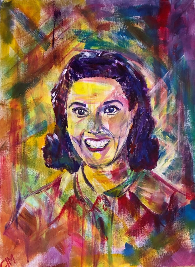 Ellie - Abstract Andy Griffith Show - ABX Creative Art