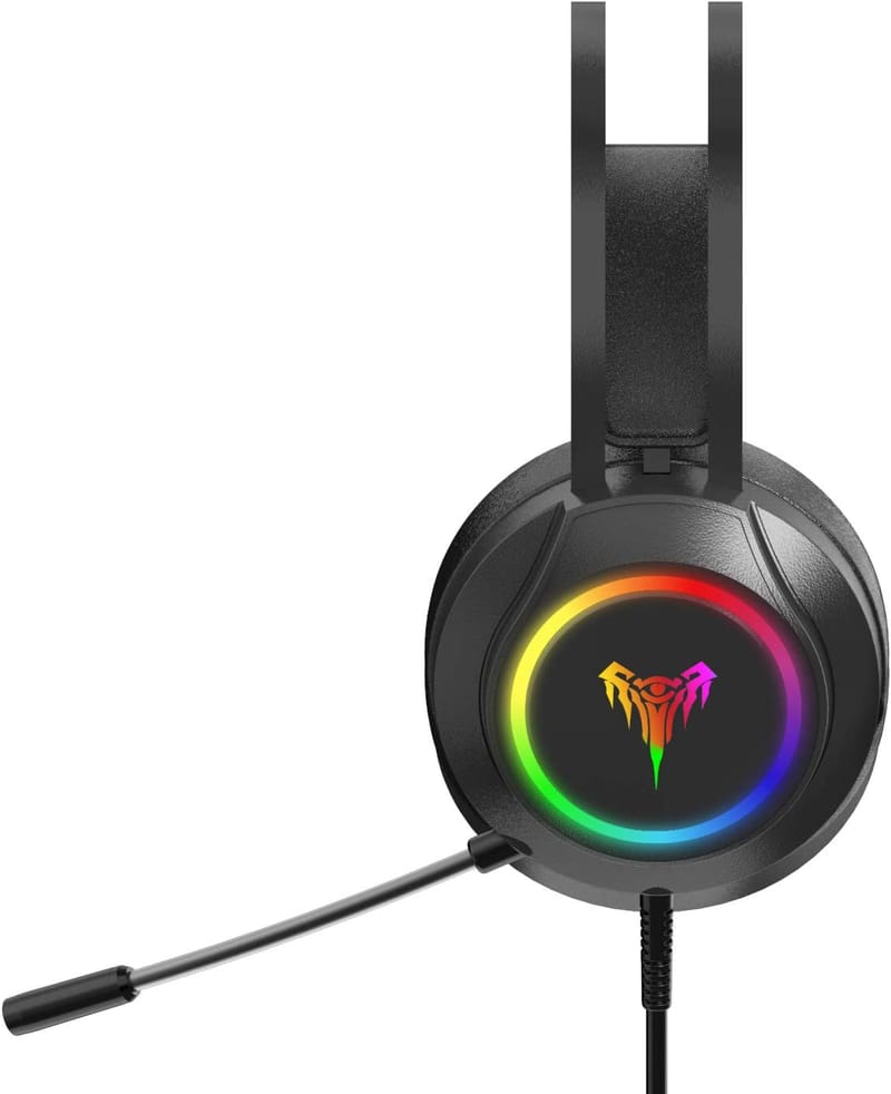 HCS225 Black and White Pre-installed 6 x RGB 12cm fan ATX case - HellCracks