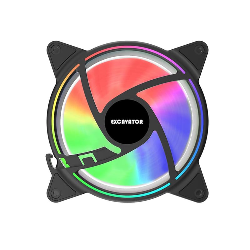 ROGUEWARE FLOW120 120MM ARGB CHASSIS FAN - BLACK