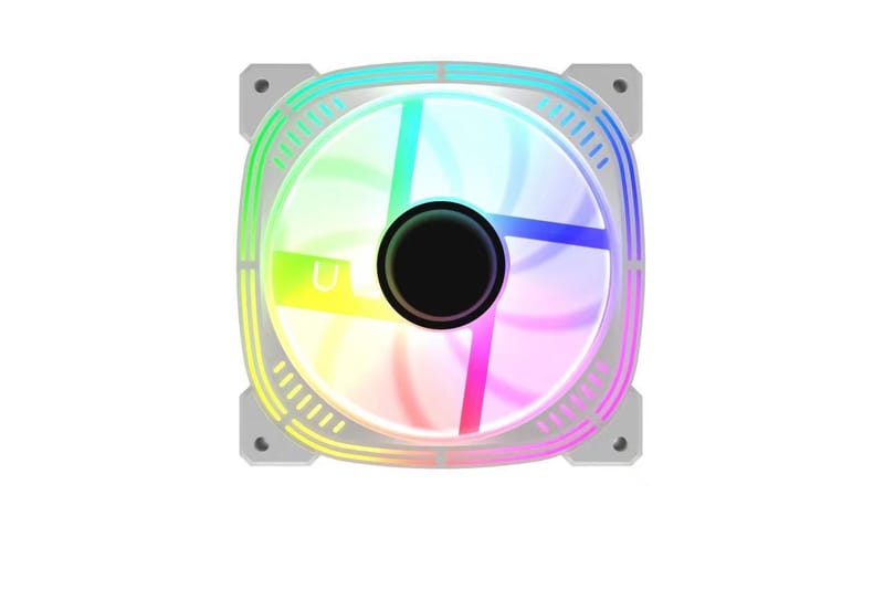 ROGUEWARE PRISM 140MM ARGB CHASSIS FAN - WHITE