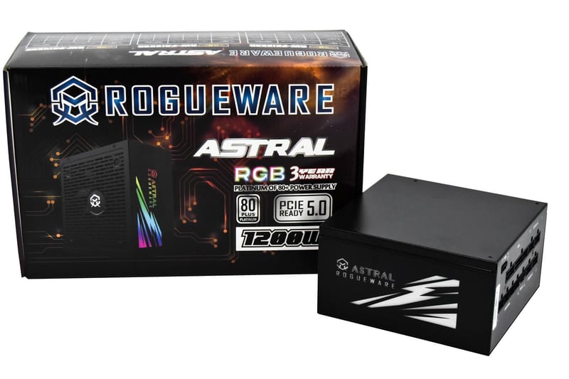 ROGUEWARE ASTRAL SERIES 1200W FULLY MODULAR 80+ PLATINUM POWER SUPPLY