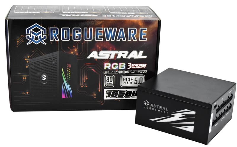 ROGUEWARE ASTRAL SERIES 1050W FULLY MODULAR 80+ PLATINUM POWER SUPPLY