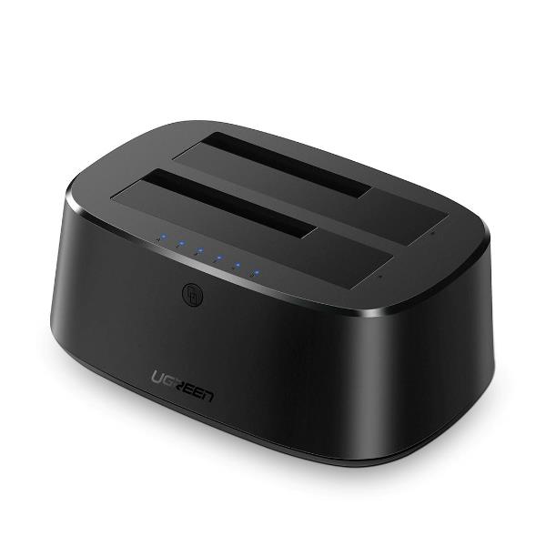 UGREEN EXTERNAL DOCK - USB 3.0 TO DUAL-BAY SATA DOCKING STATION