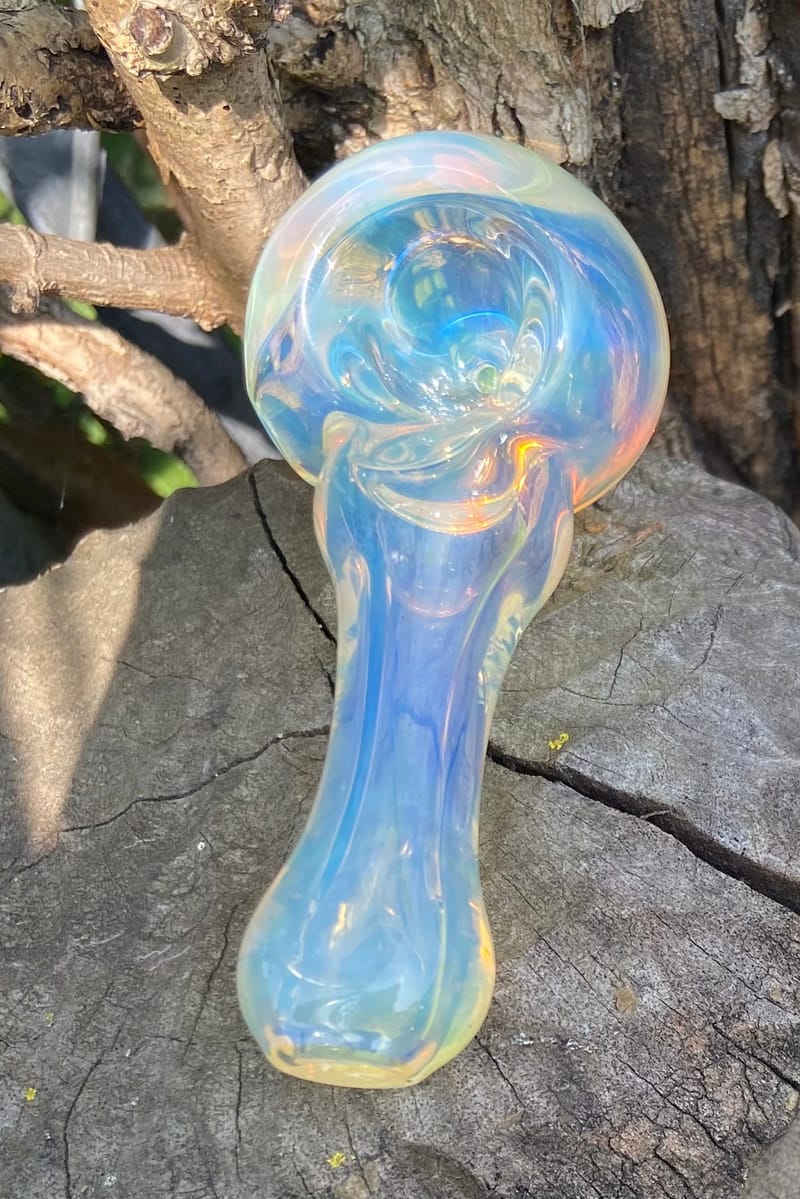 SP-260: Single Color Fumed Frit Pipe. - Shockers Glass Studio