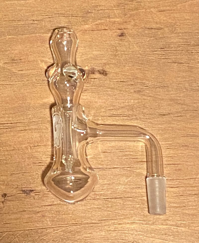 #130 OG Quartz 10mm Banger With A Clear Directional Carb Cap V6...