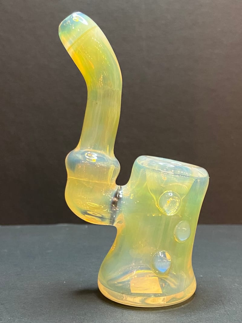HP-27: Fumed Sherlock Pipe. - Shockers Glass Studio
