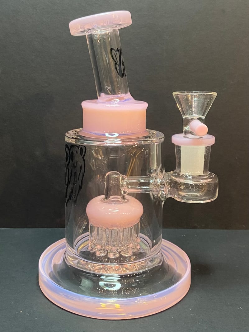 Rig-19: Green Bear Stacked Tree Rig. - Shockers Glass Studio