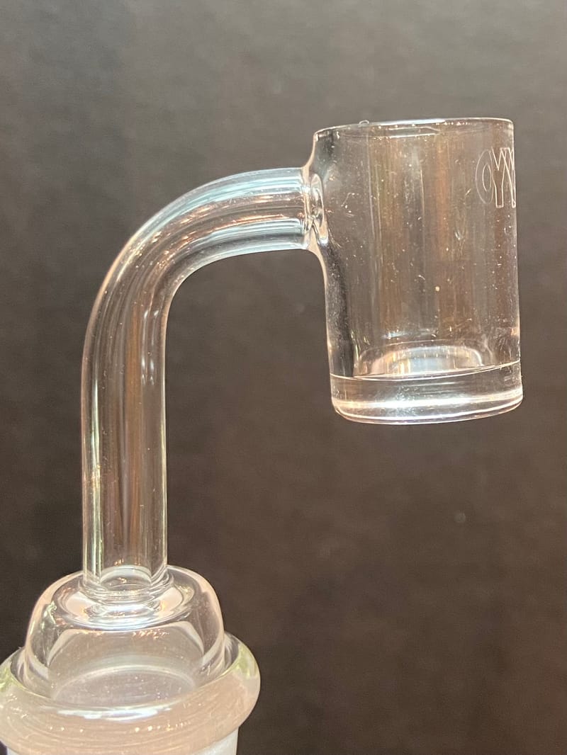 19mm / 90 Degree Male Quartz 20mm Flat Top Banger. - Shockers Glass Studio