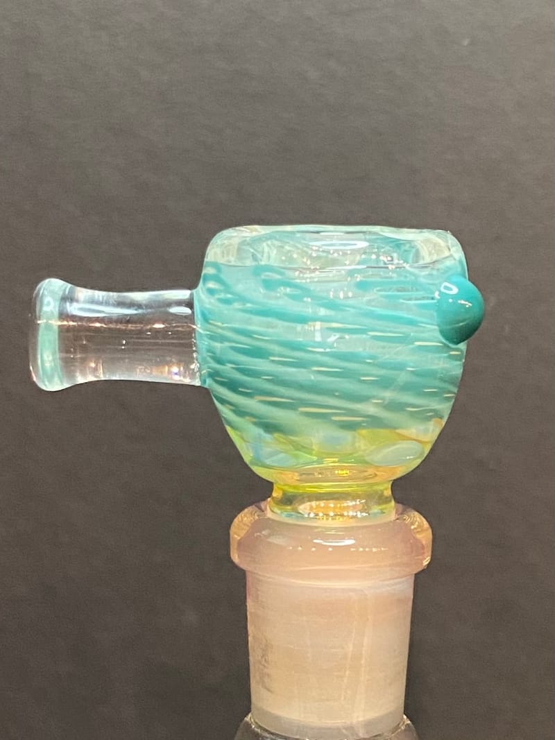 14mm Male Hitter: Single Color With a 3-Hole Screen. - Shockers Glass ...